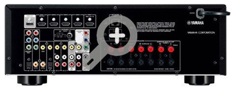 Yamaha RX-V675 | Top A/V-Receiver mit zahlreichen Features., Farbe: schwarz